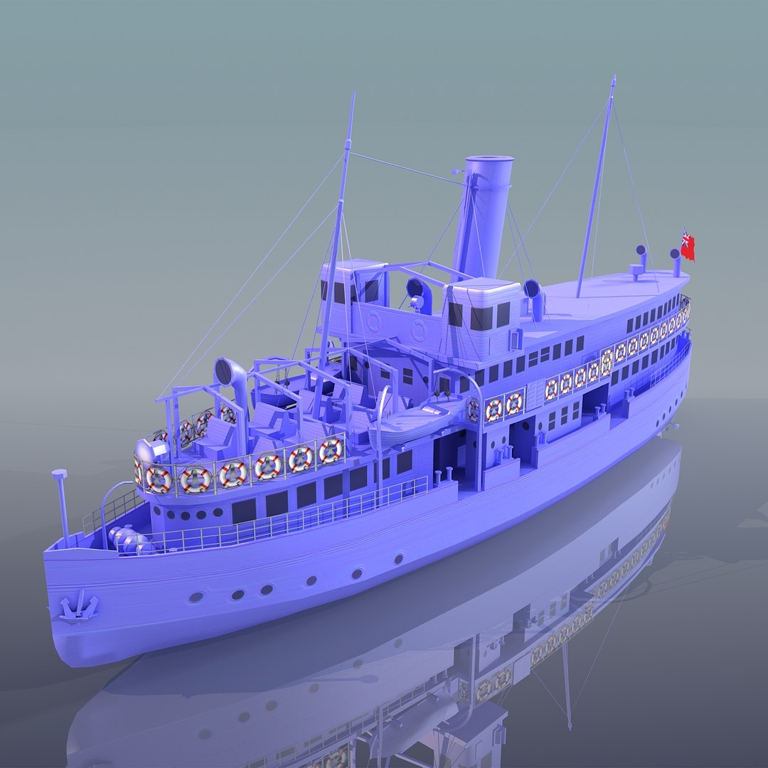 3d Steamship Time Model