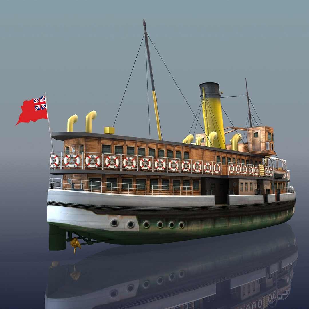 3d Steamship Time Model