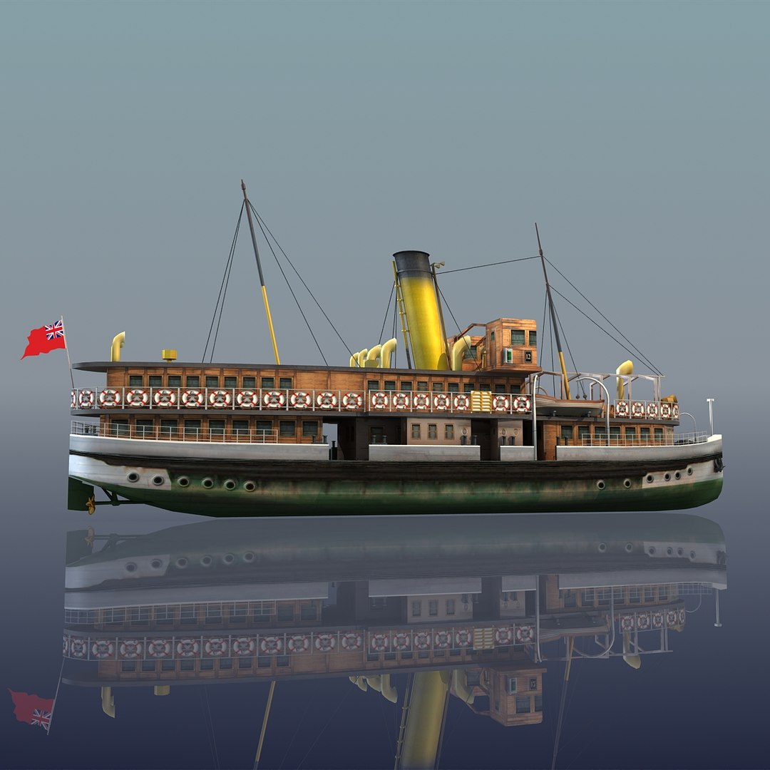 3d Steamship Time Model