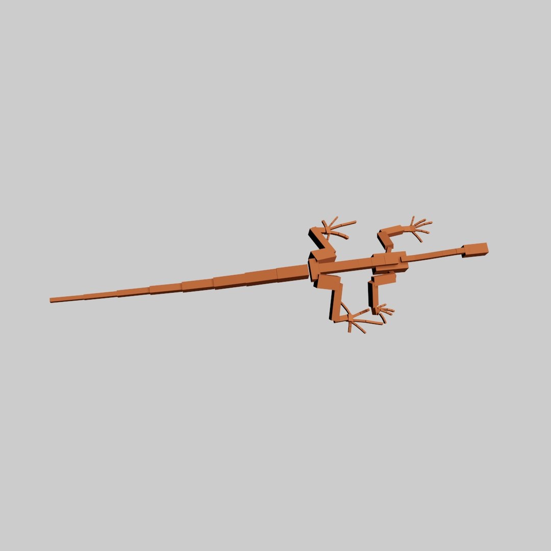 3D FBX Lizard Walk Straight Animation Model - TurboSquid 2260370