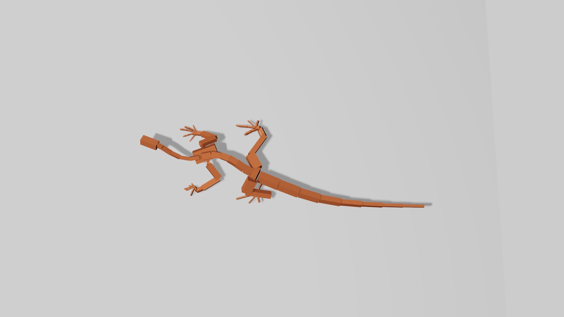 3D FBX Lizard Walk Straight Animation Model - TurboSquid 2260370