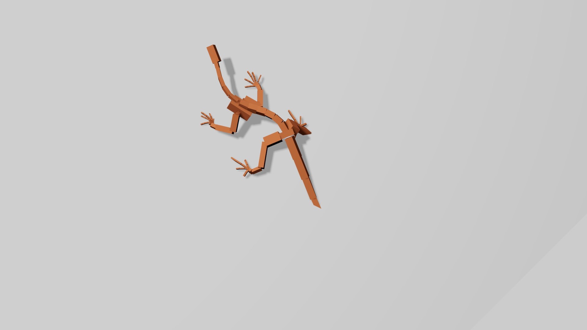 3D FBX Lizard Walk Straight Animation Model - TurboSquid 2260370