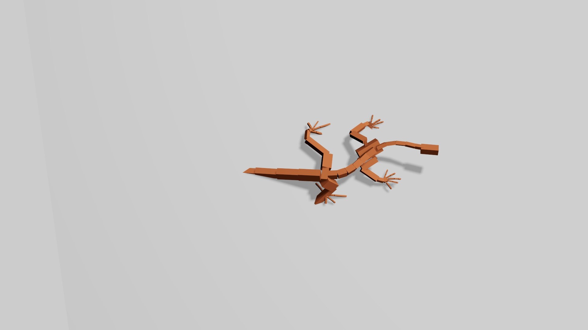 3D FBX Lizard Walk Straight Animation Model - TurboSquid 2260370