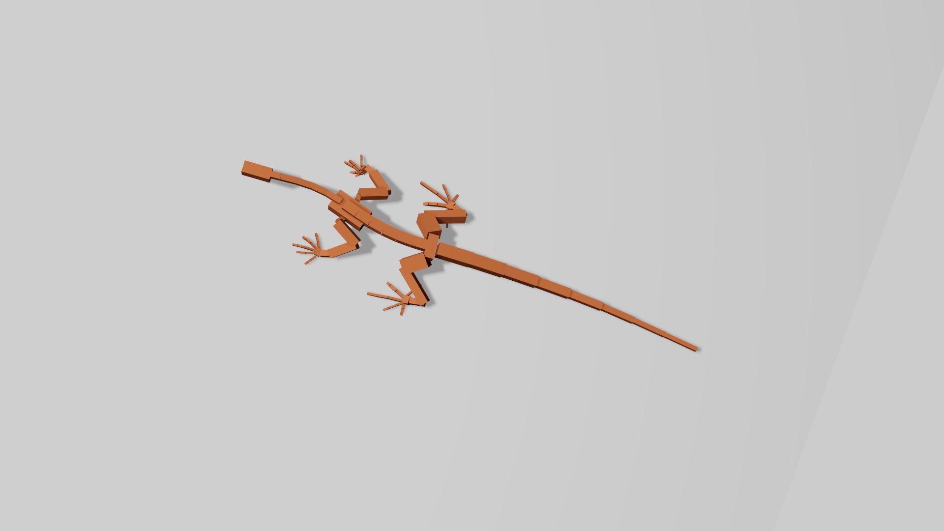 3D FBX Lizard Walk Straight Animation Model - TurboSquid 2260370
