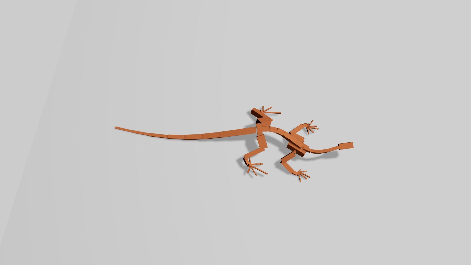 3D FBX Lizard Walk Straight Animation Model - TurboSquid 2260370