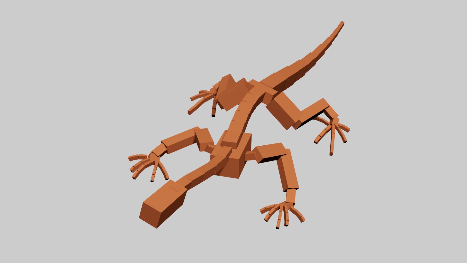 3D FBX Lizard Walk Straight Animation Model - TurboSquid 2260370