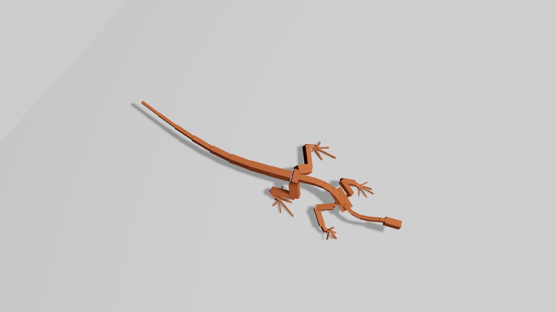 3D FBX Lizard Walk Straight Animation Model - TurboSquid 2260370