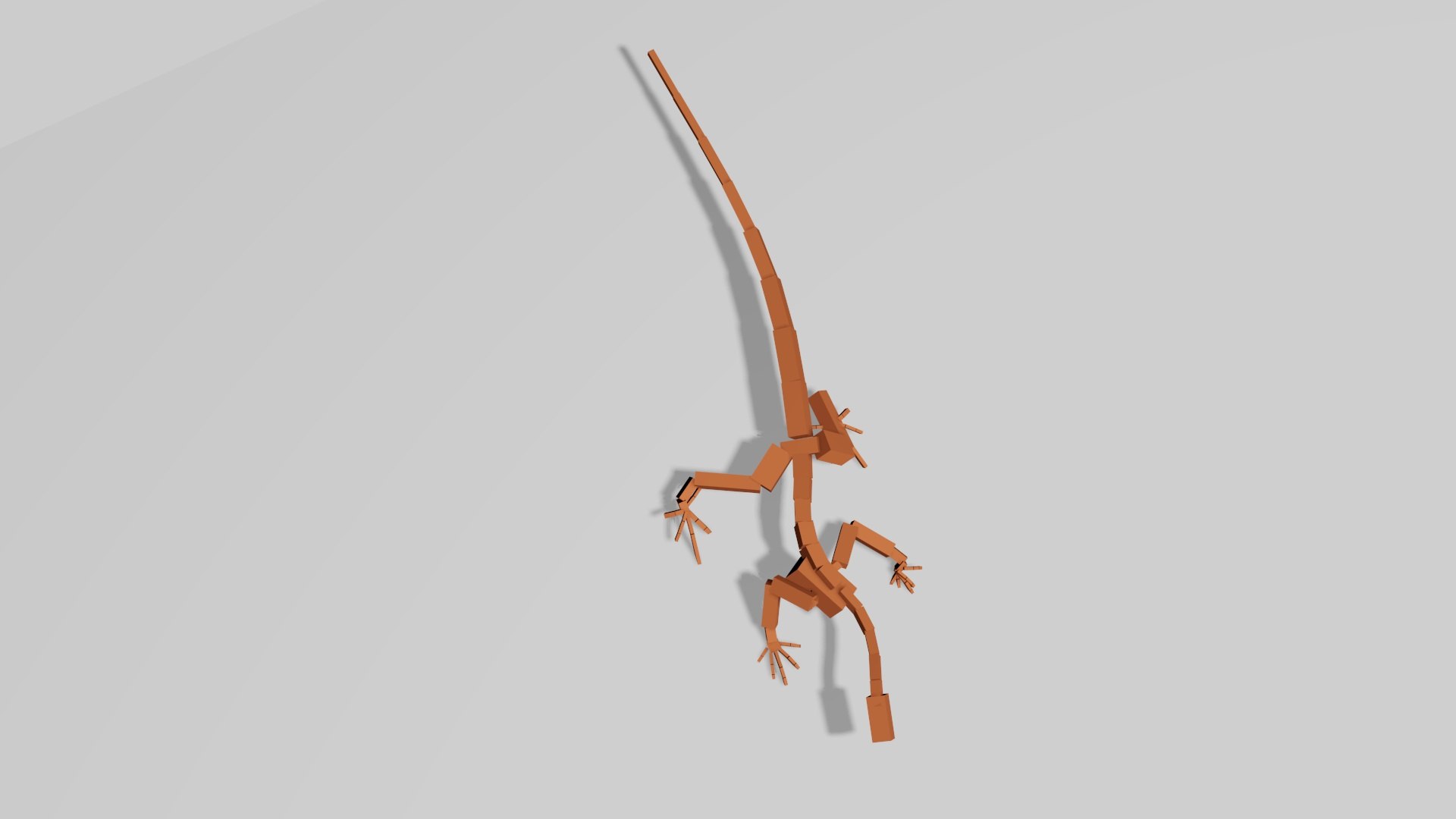 3D FBX Lizard Walk Straight Animation Model - TurboSquid 2260370