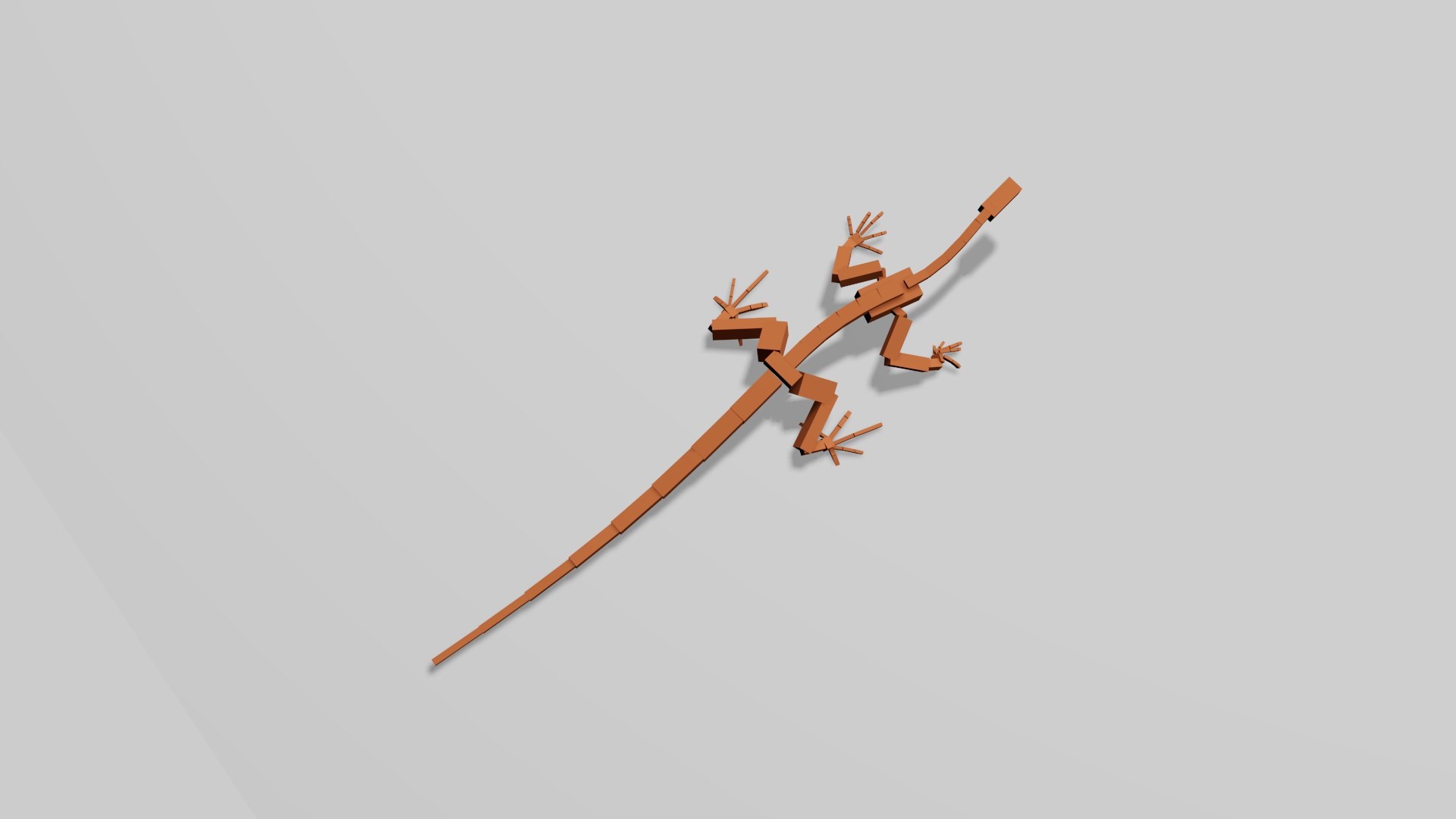 3D FBX Lizard Walk Straight Animation Model - TurboSquid 2260370