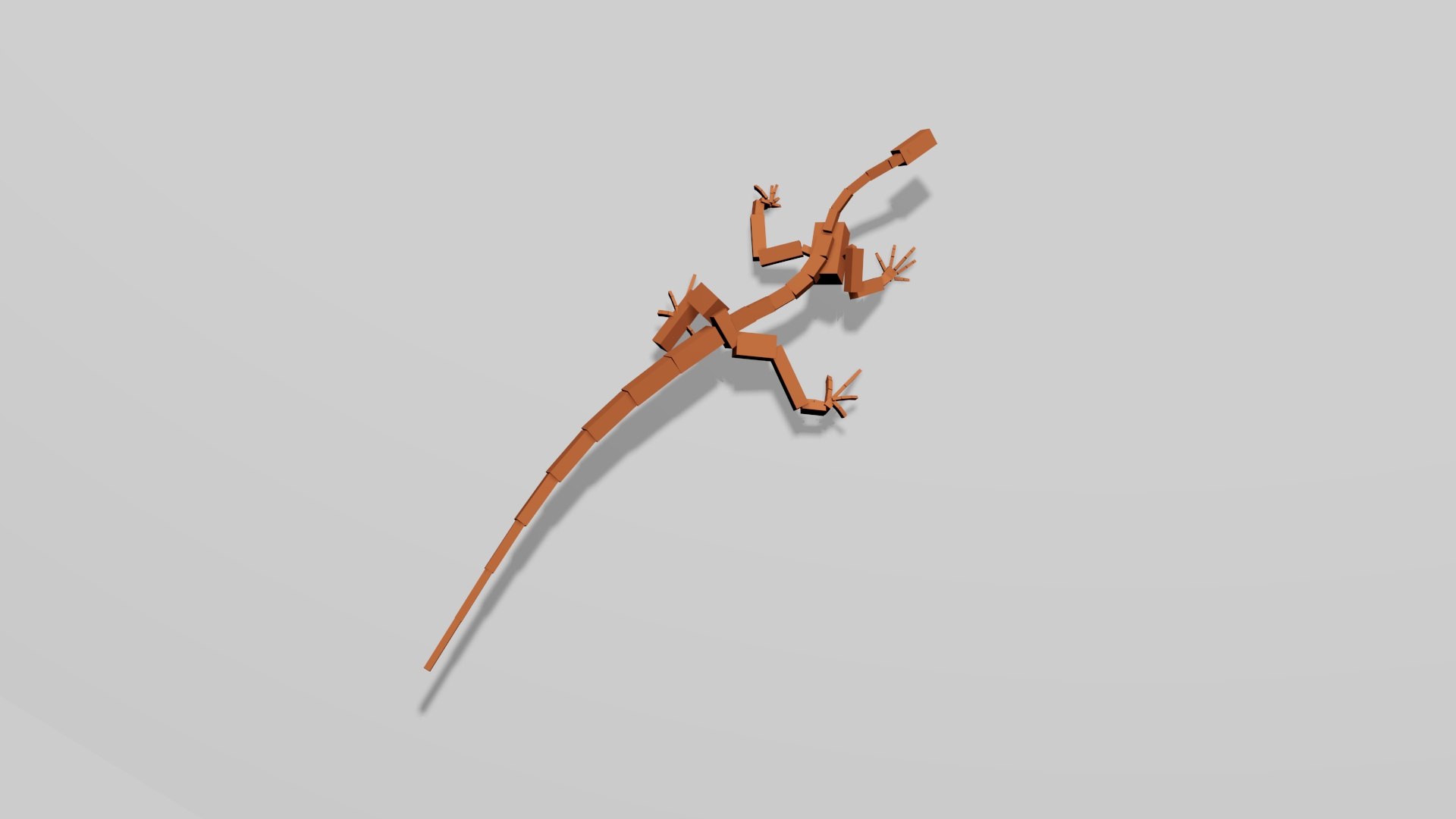 3D FBX Lizard Walk Straight Animation Model - TurboSquid 2260370