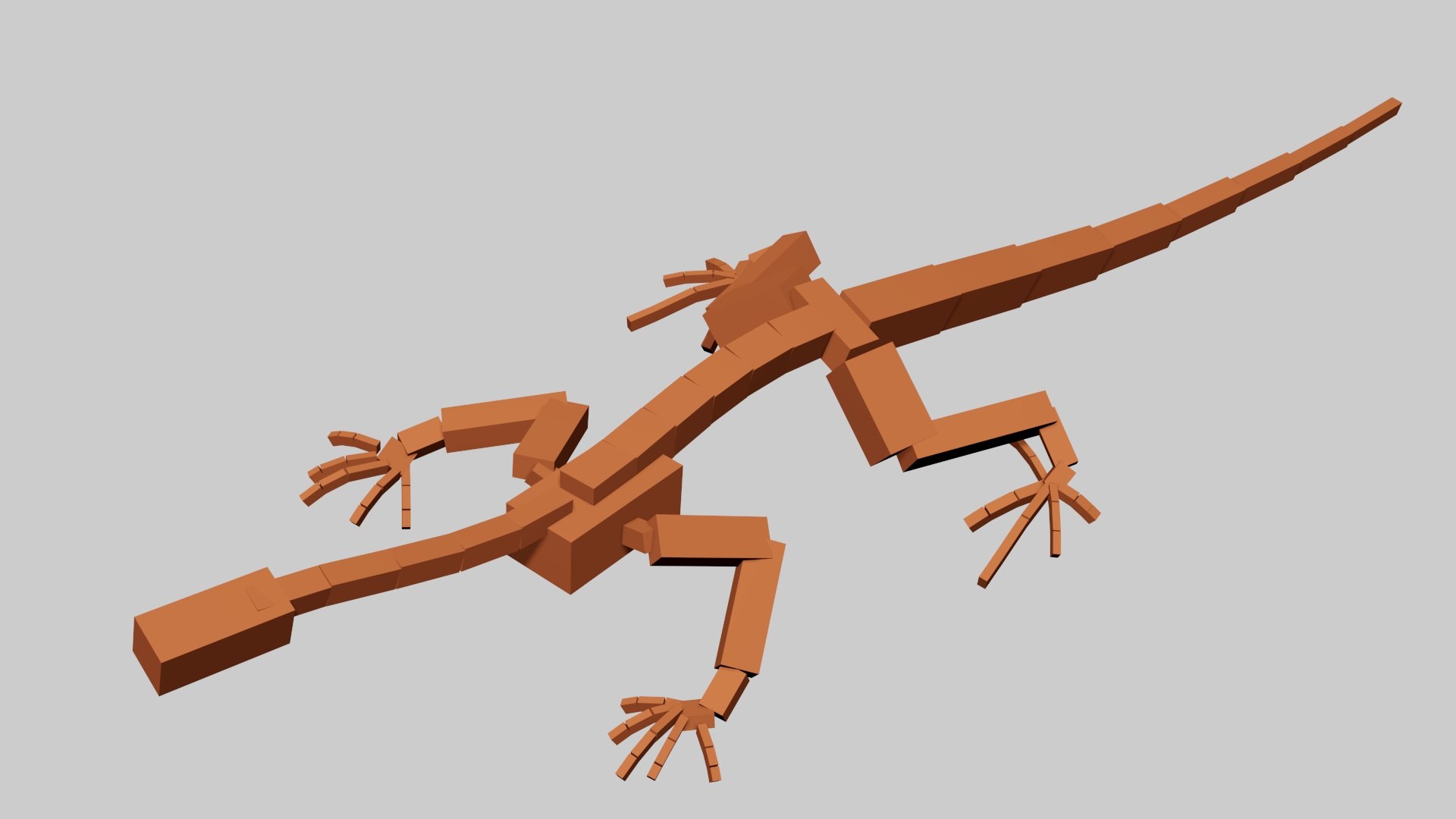 3D FBX Lizard Walk Straight Animation Model - TurboSquid 2260370
