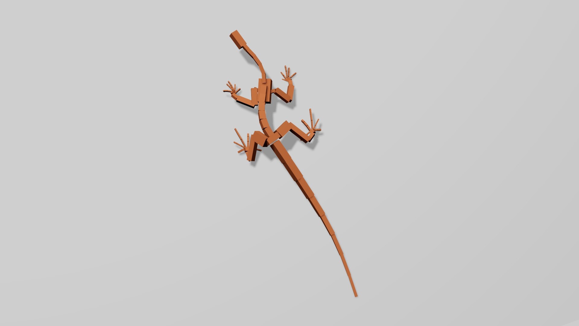 3D FBX Lizard Walk Straight Animation Model - TurboSquid 2260370