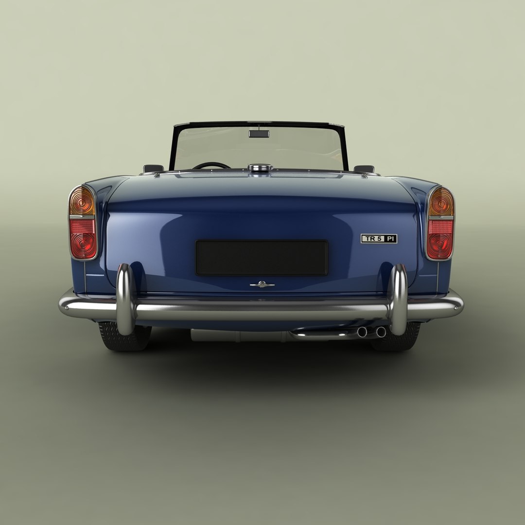 Triumph Tr5 3d Model