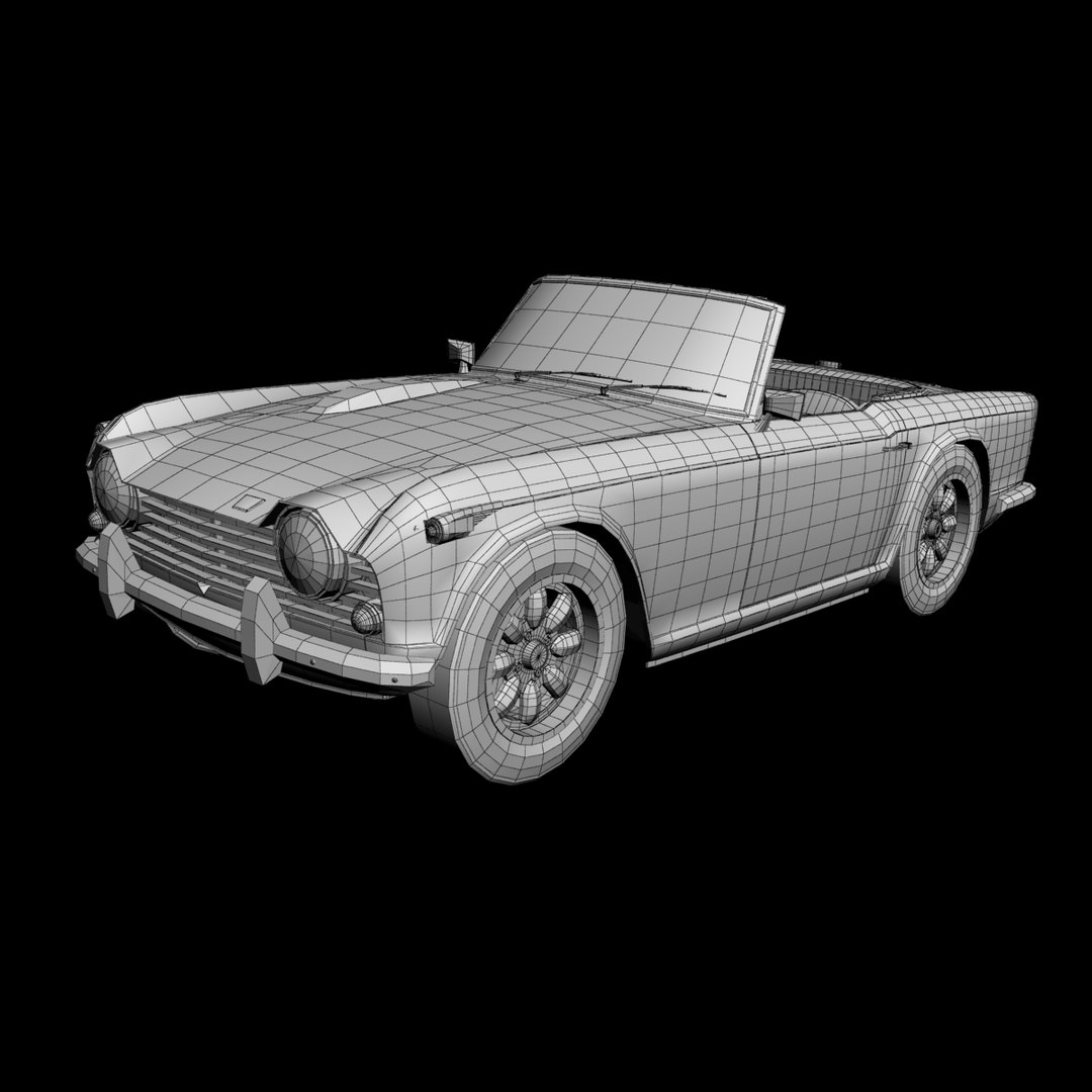 Triumph Tr5 3d Model
