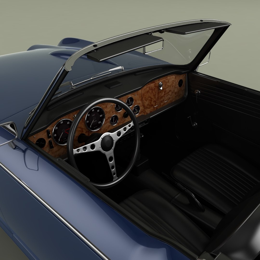 Triumph Tr5 3d Model
