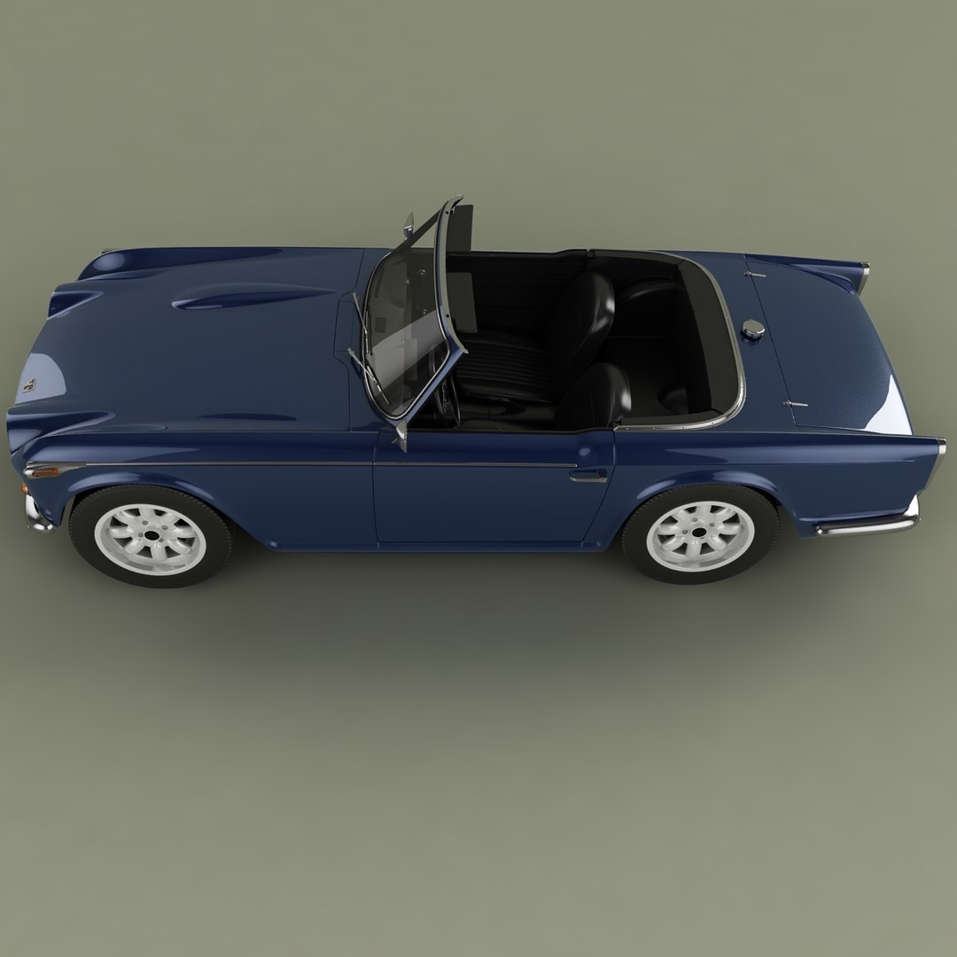 Triumph Tr5 3d Model