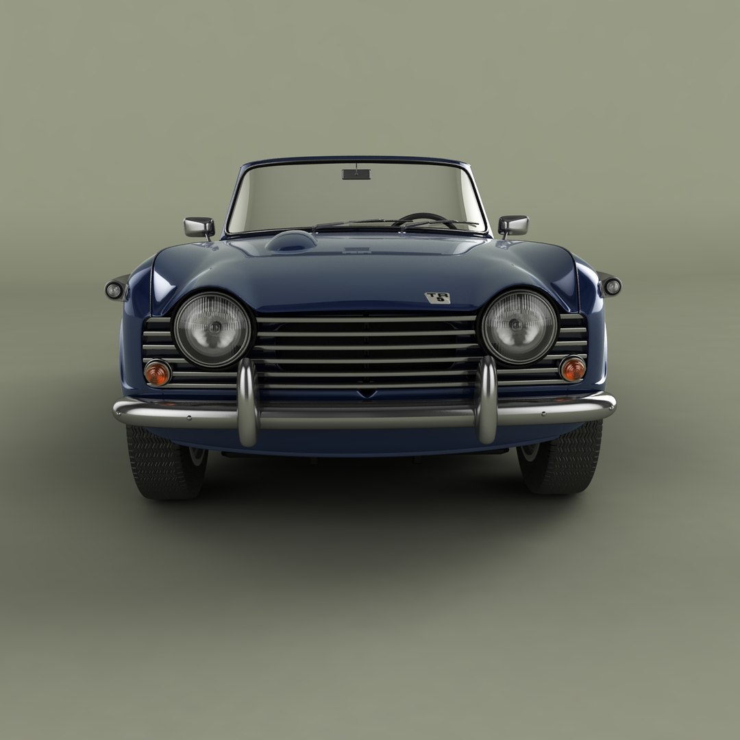 Triumph Tr5 3d Model