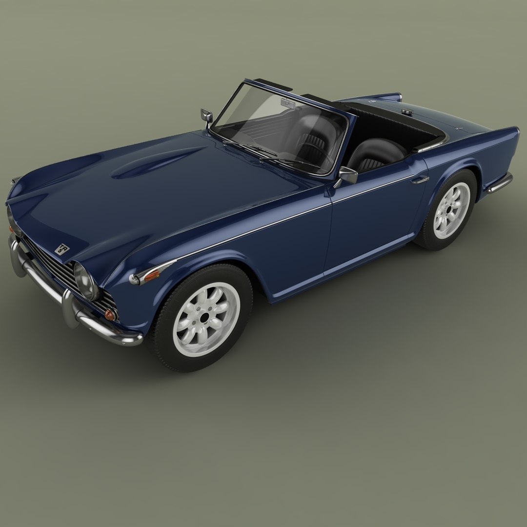 Triumph Tr5 3d Model