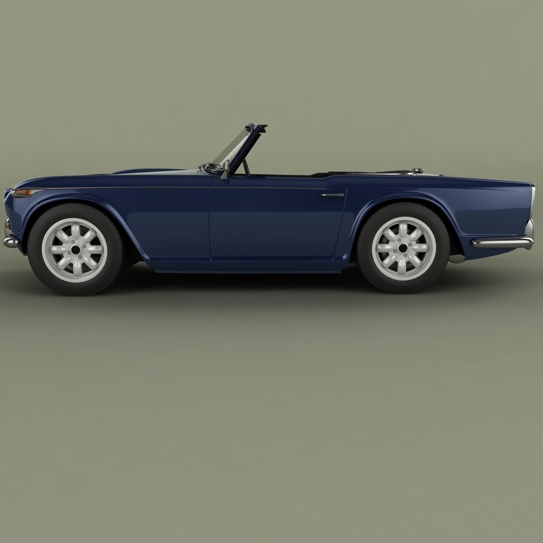 Triumph Tr5 3d Model