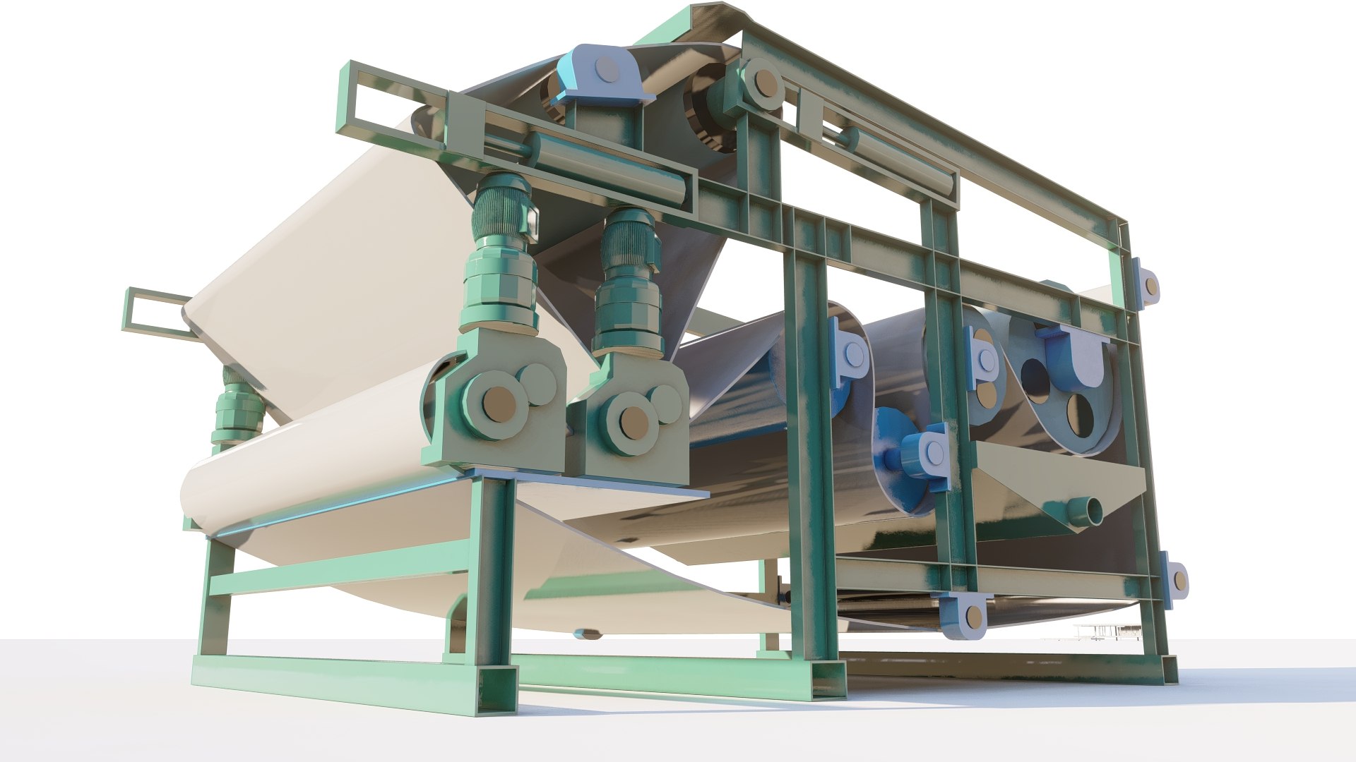 3D Model Belt Filter Press - TurboSquid 2171139
