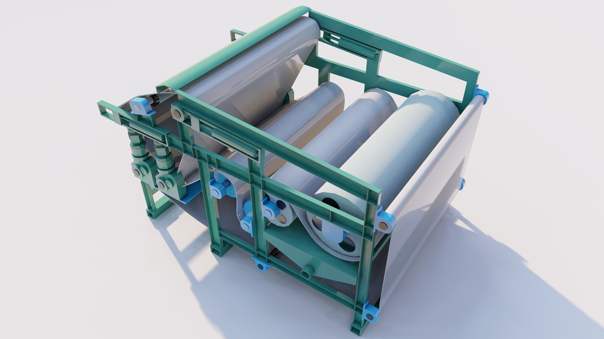 3D Model Belt Filter Press - TurboSquid 2171139