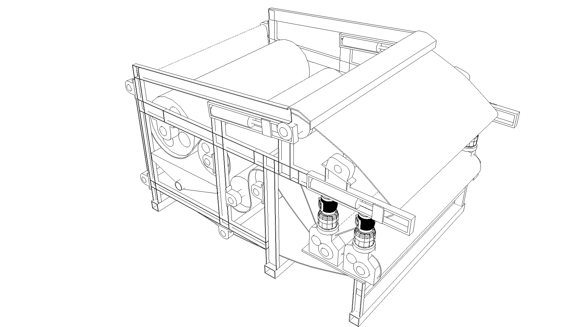 3D Model Belt Filter Press - TurboSquid 2171139