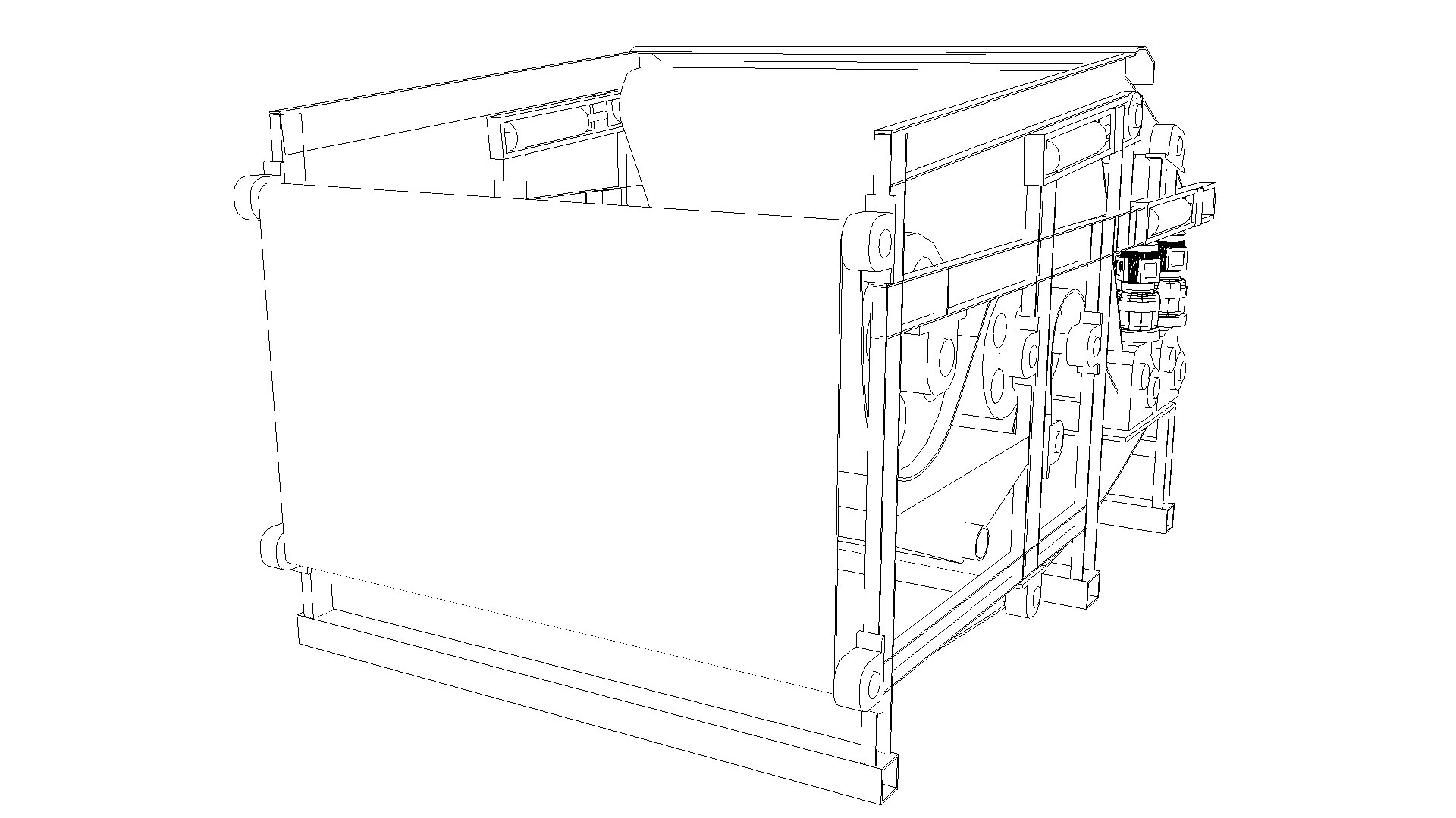 3D Model Belt Filter Press - TurboSquid 2171139