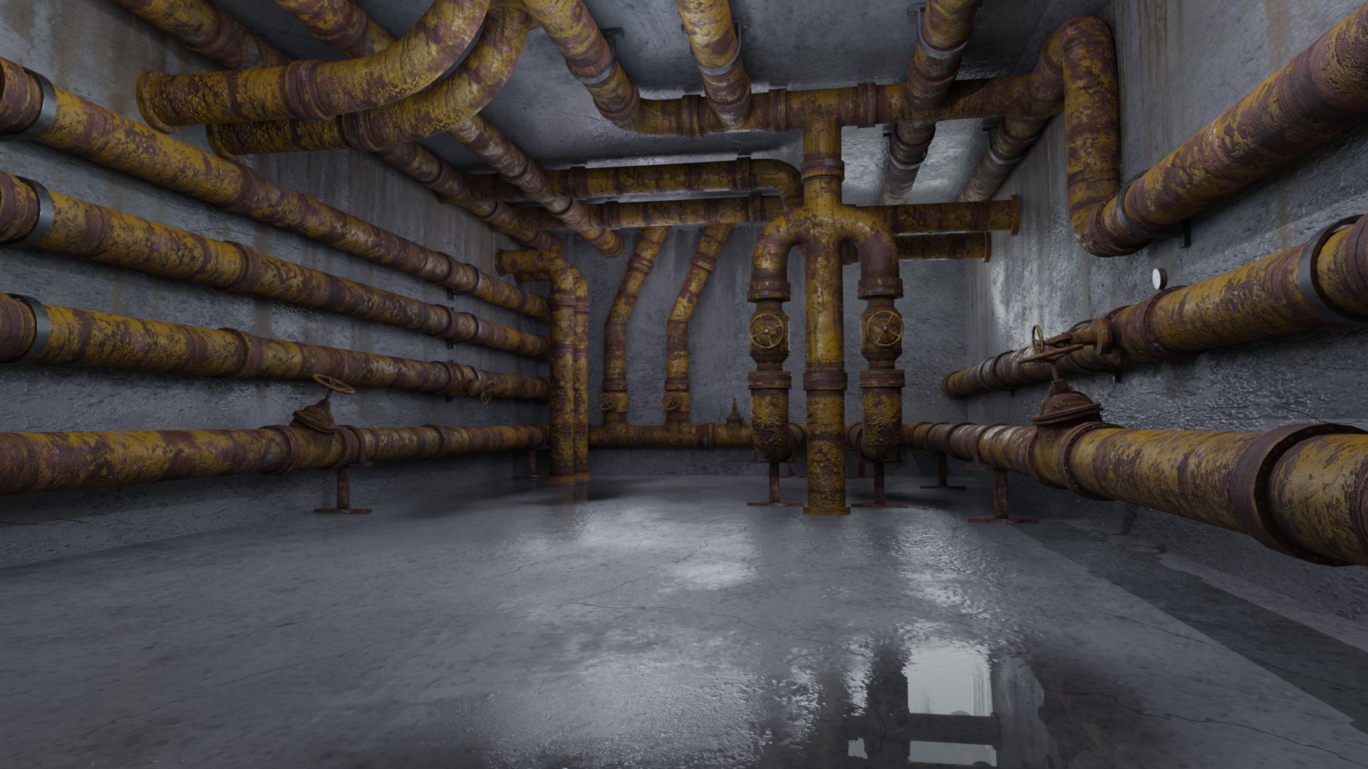 Modular old rusted pipe pack Low-poly 3D model 3D - TurboSquid 1782949