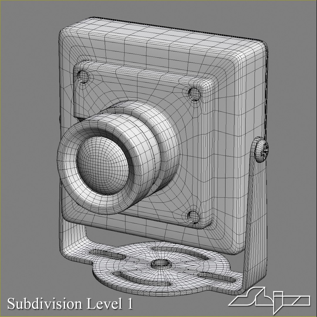 3d Model View Camera Hd 700tvl