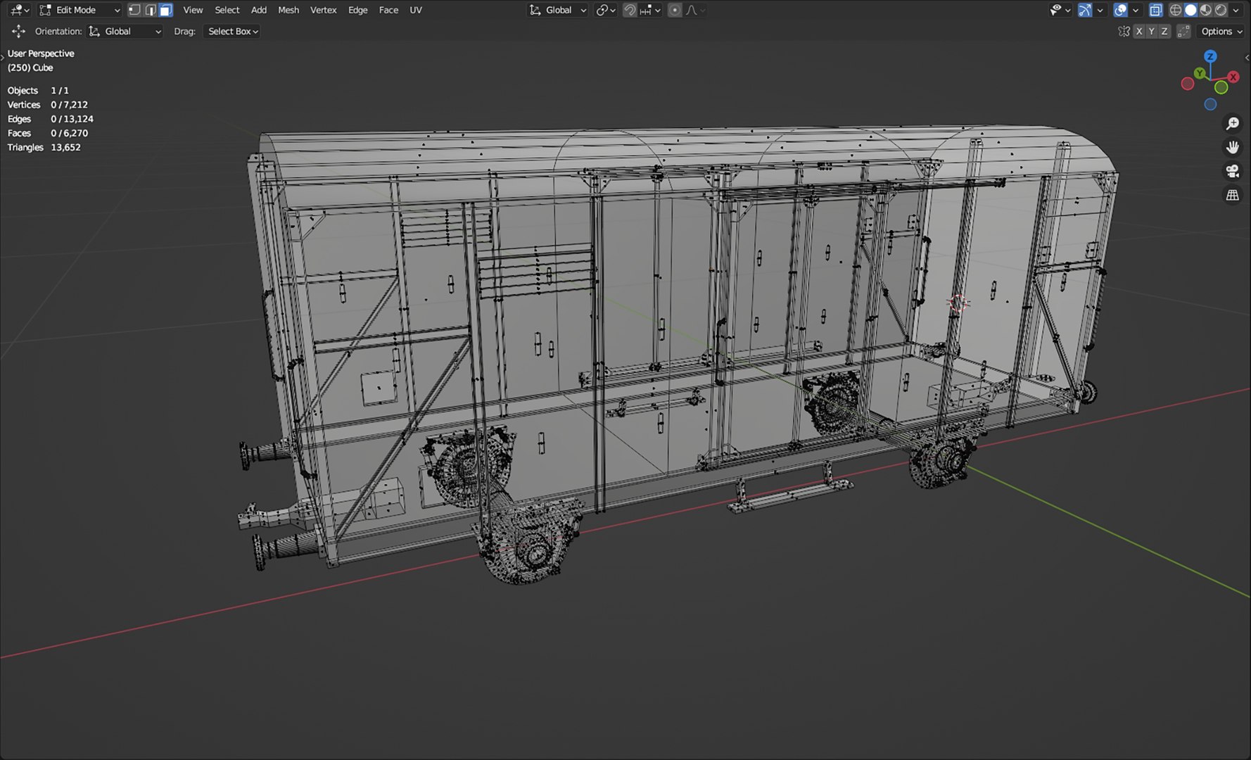 Old Boxcar 3D - TurboSquid 2172033