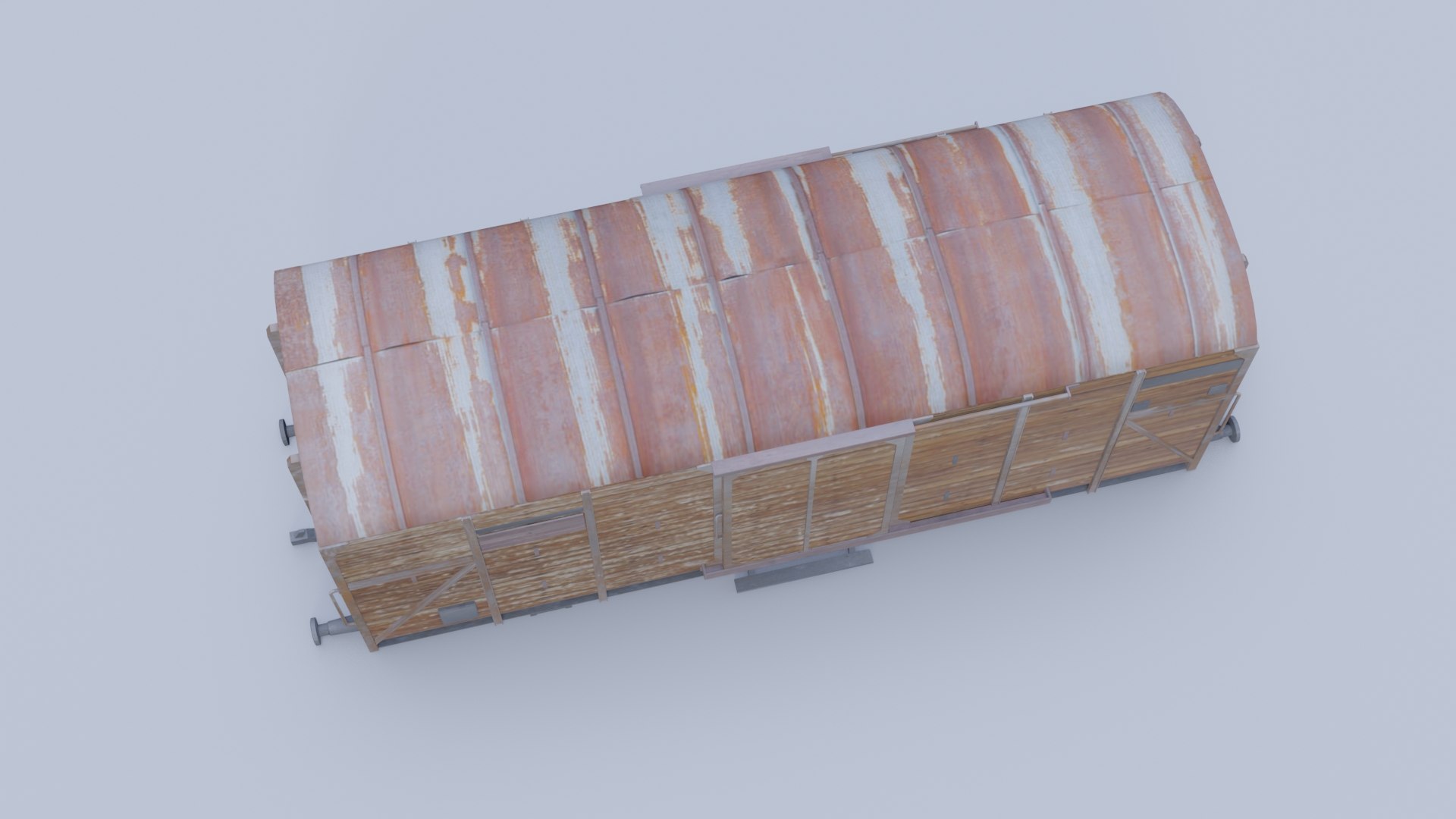 Old Boxcar 3D - TurboSquid 2172033