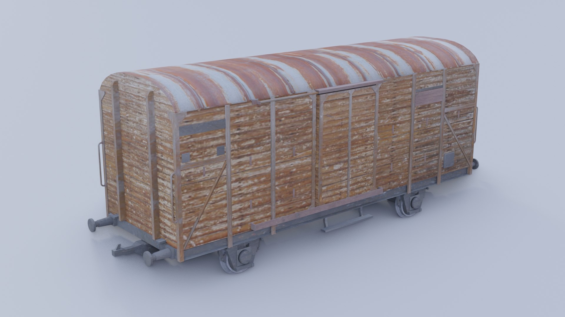 Old Boxcar 3D - TurboSquid 2172033