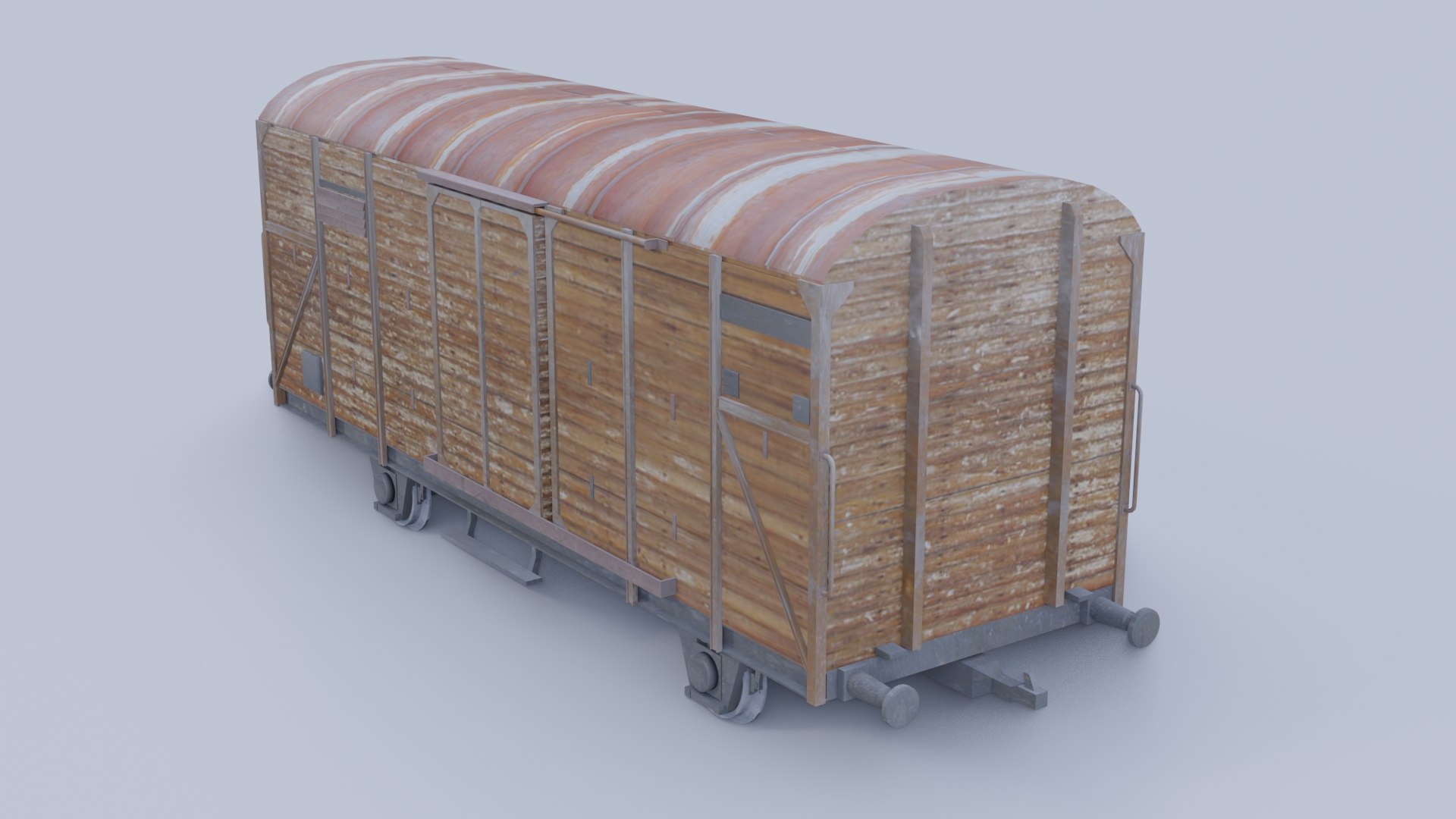Old Boxcar 3D - TurboSquid 2172033