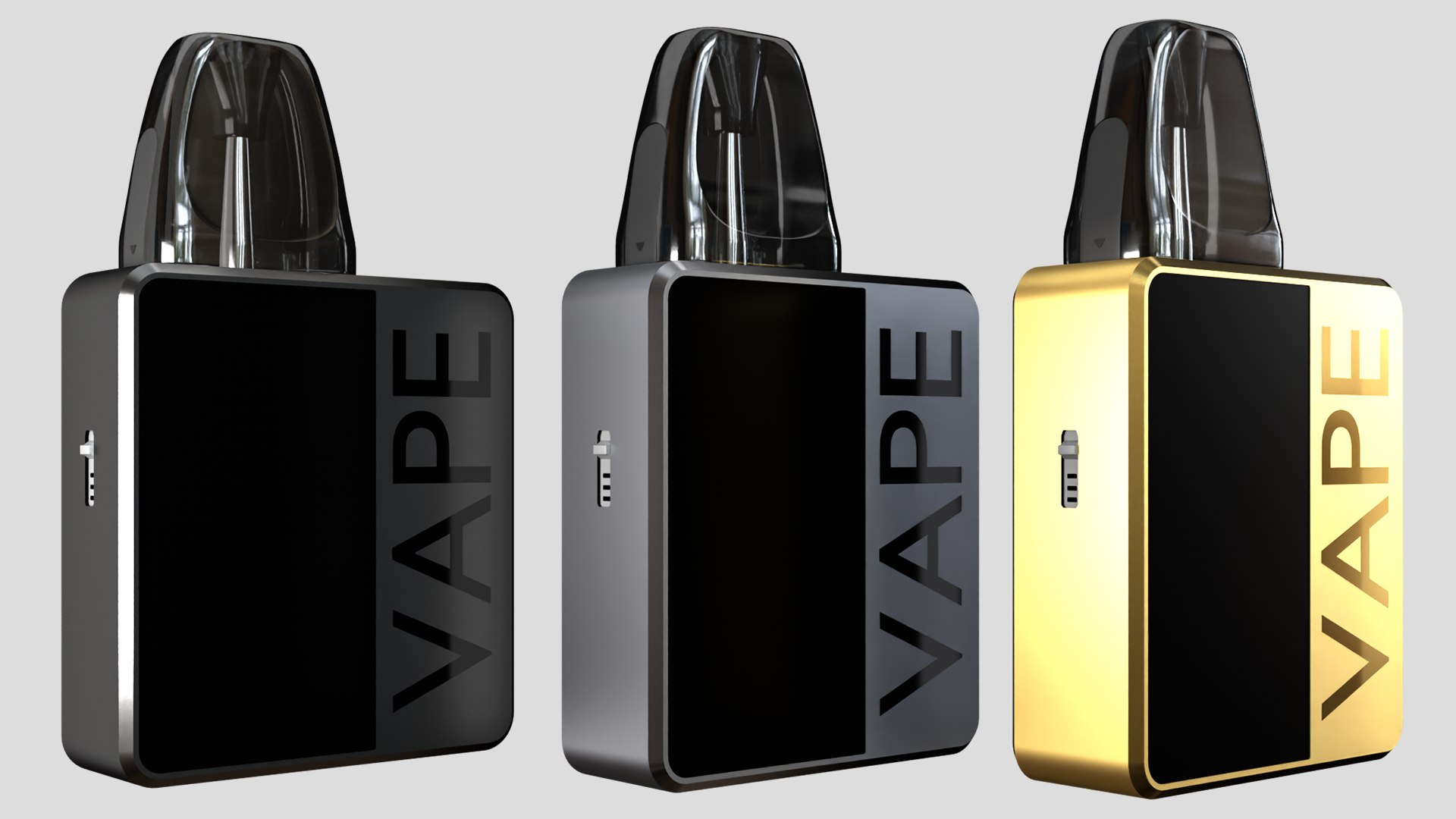3D Vape Pod Square Model - TurboSquid 2246808