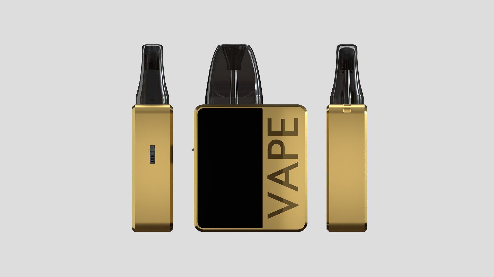 3D Vape Pod Square Model - TurboSquid 2246808