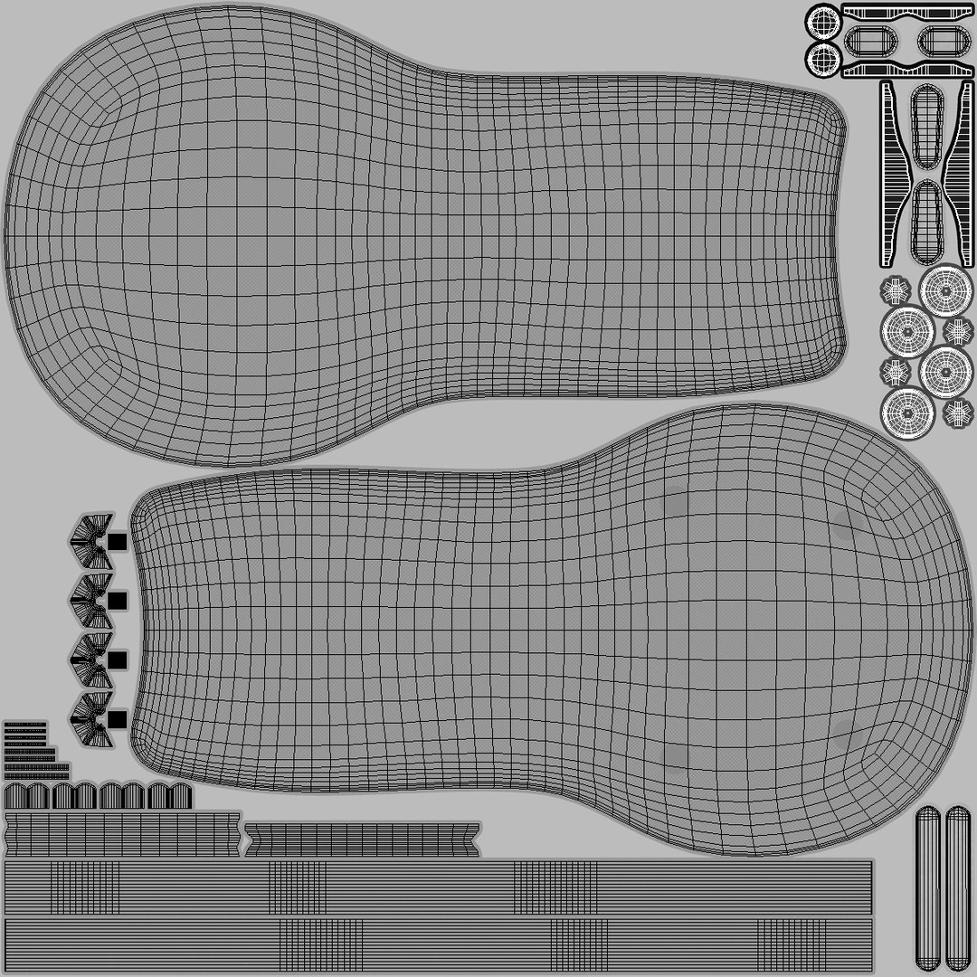 Modern Classroom Chair 3D Model - TurboSquid 1618794