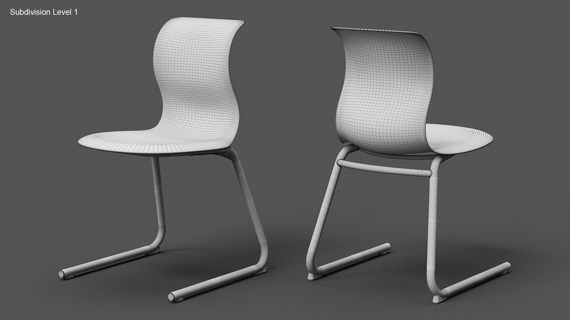 Modern Classroom Chair 3D Model - TurboSquid 1618794