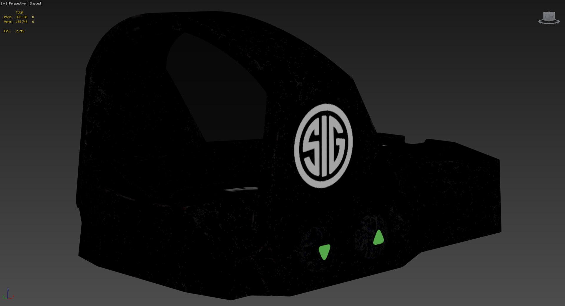 3D Sig Optics Romeo 1 - TurboSquid 1170185