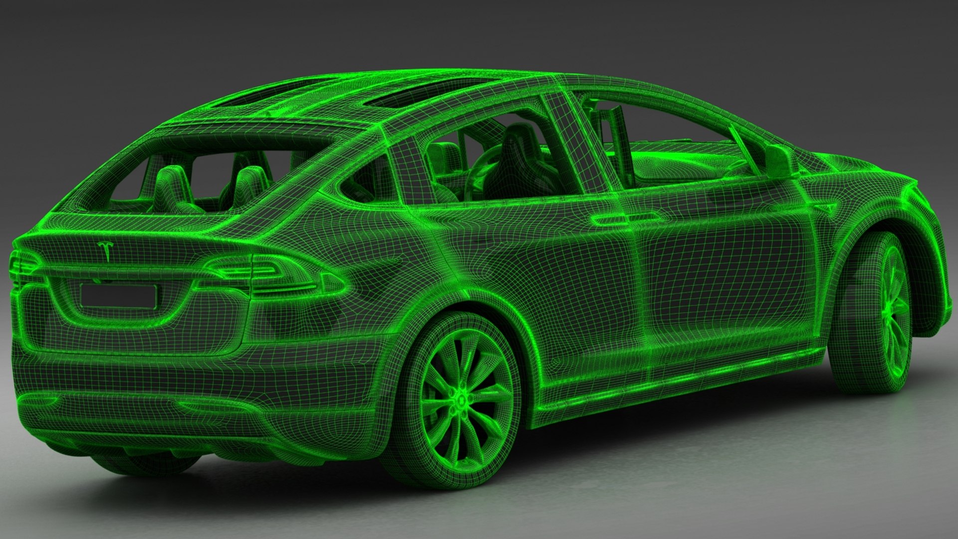 Tesla X 2018 Interior 3D Model - TurboSquid 1324127