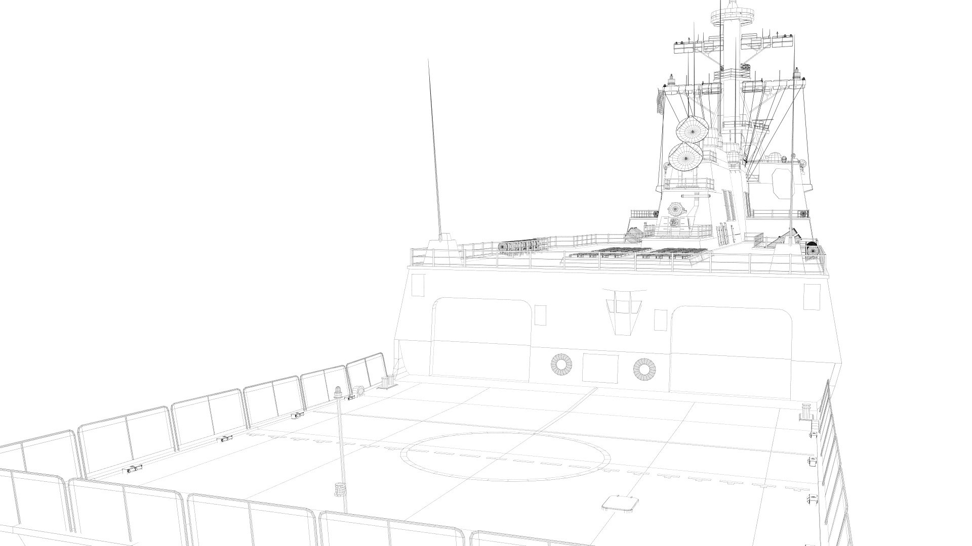 Ddg-991 sejong great model - TurboSquid 1390191