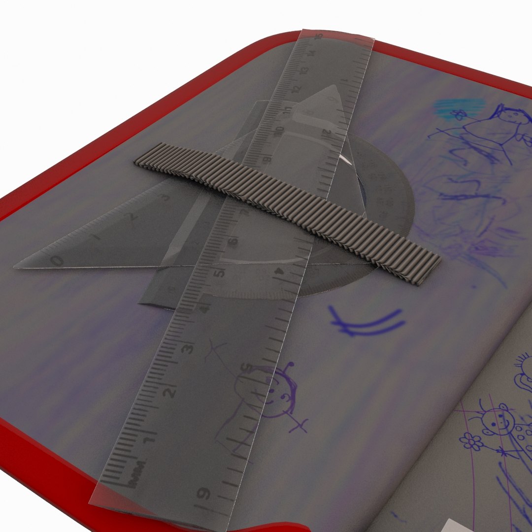 Pencil Case 3d Model