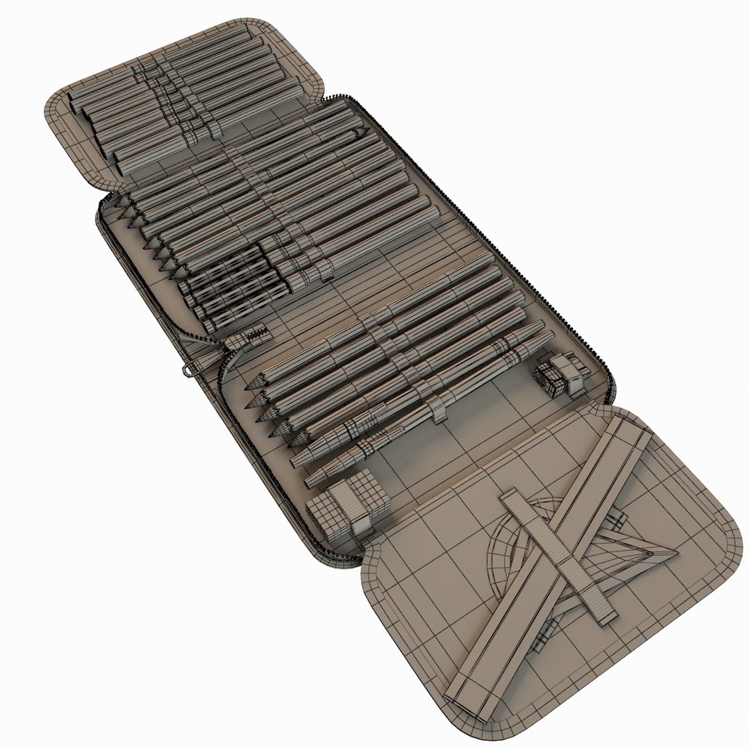 Pencil Case 3d Model