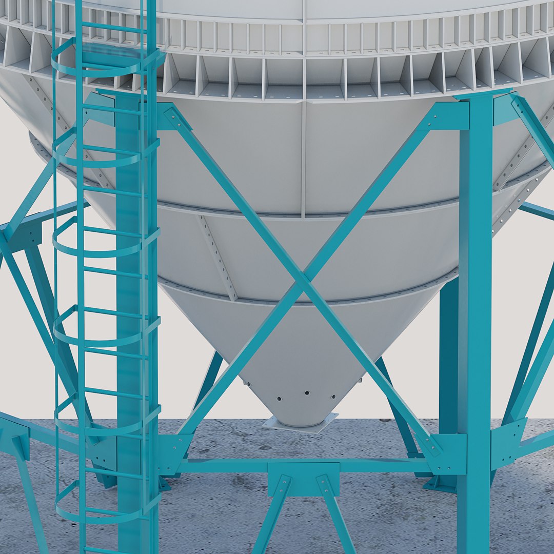 Silo Grain 3D Model - TurboSquid 1463571