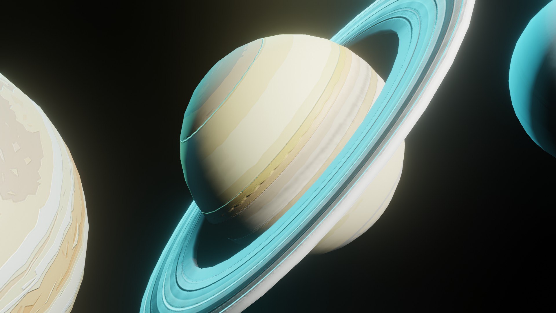3D Model Stylized Solar System 8k Textures - TurboSquid 2121840