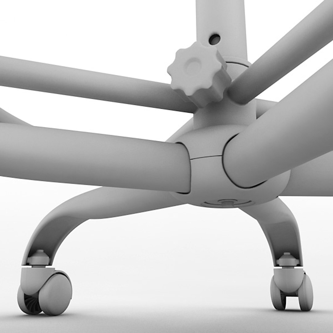 3d Max Ergonomic Stool Height Adjustment