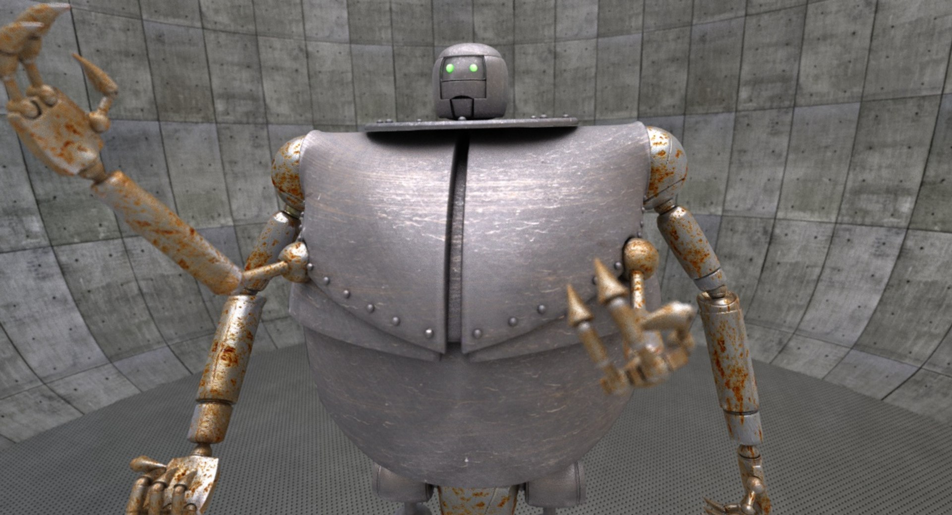 3D Sci-fi Robot - Worker - TurboSquid 1154854