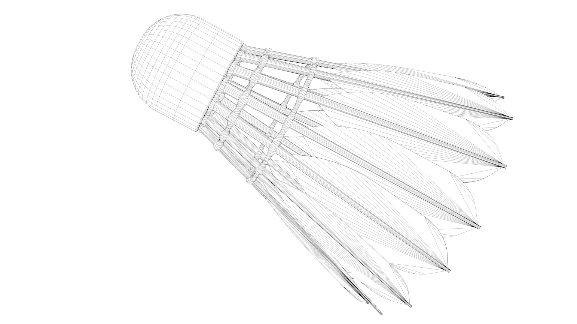 Shuttlecock 3D Model - TurboSquid 1767015