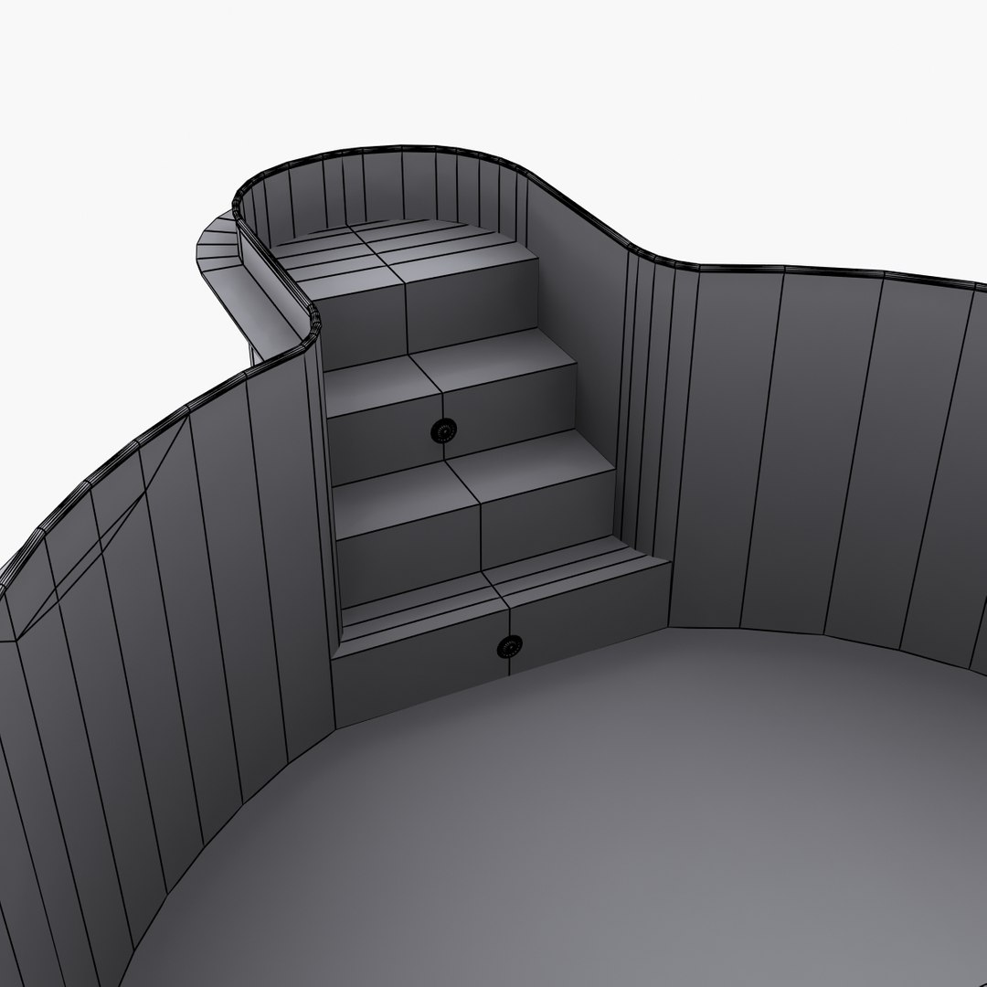 3d Model Garden Pool