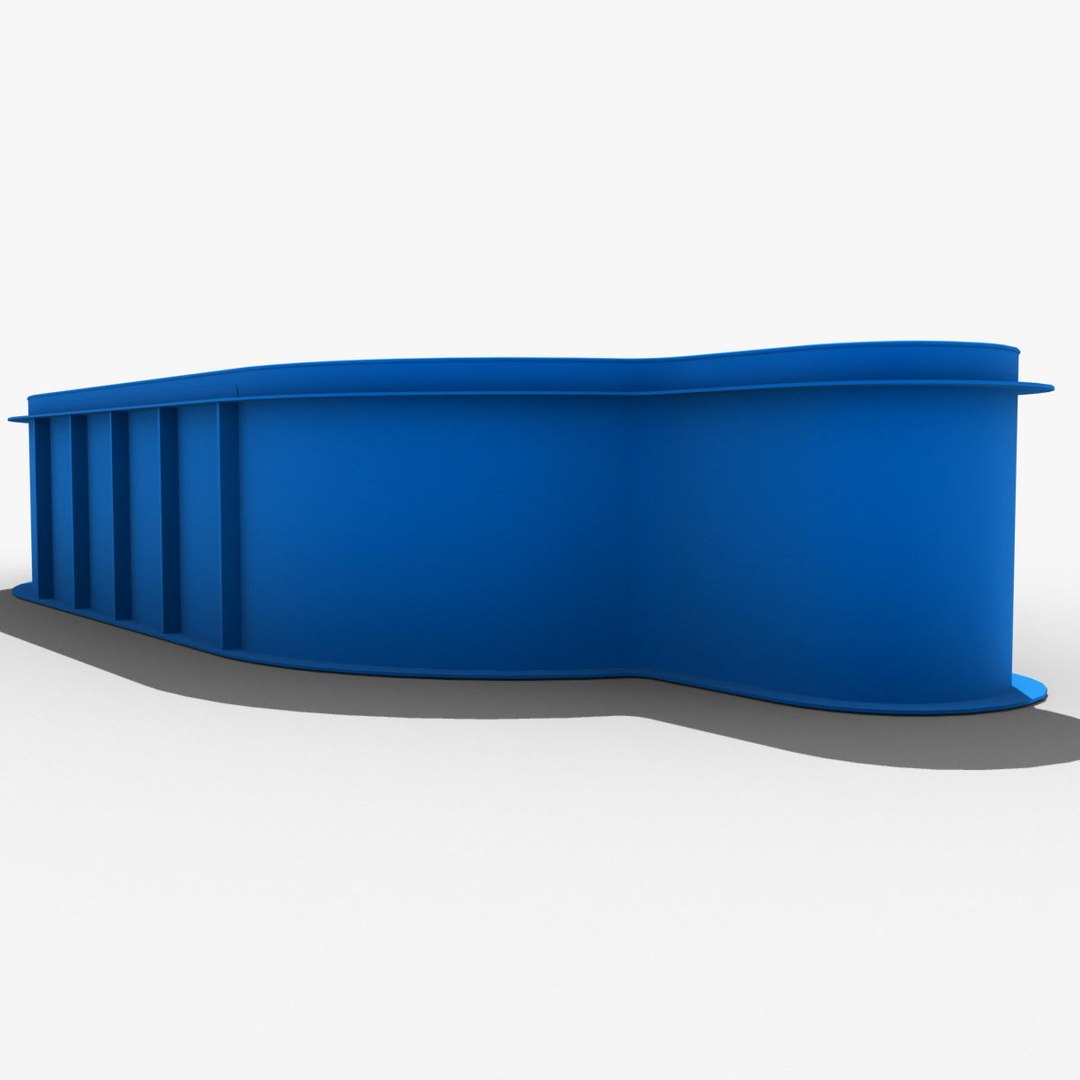 3d Model Garden Pool