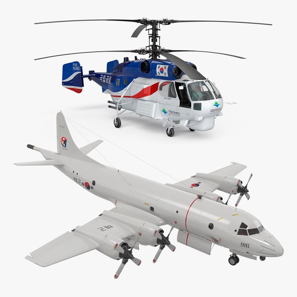 Modello 3D L'aeronautica militare della Corea del Sud attrezzata per la ...